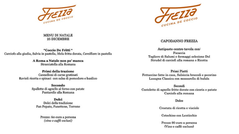 Quanto costa mangiare al ristorante di Claudio Amendola? Ecco i menù di ...