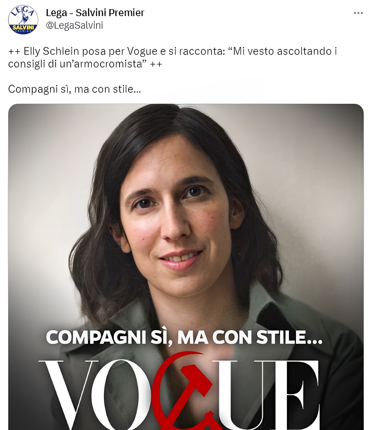 Elly Schlein e le foto su Vogue, la Lega ci va giù durissima: la bufera ...
